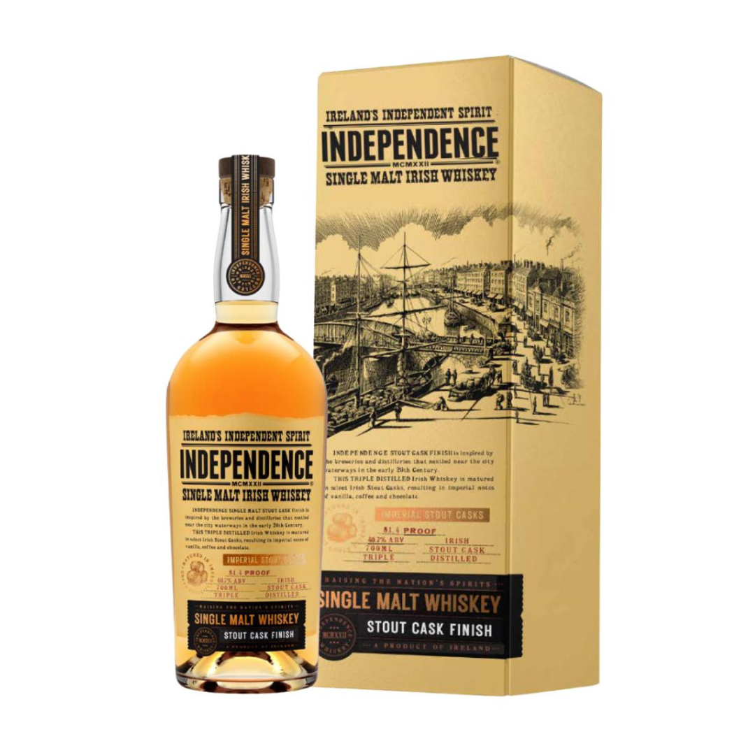 Independence Single Malt Irish Whiskey 700ml - Booze.NG